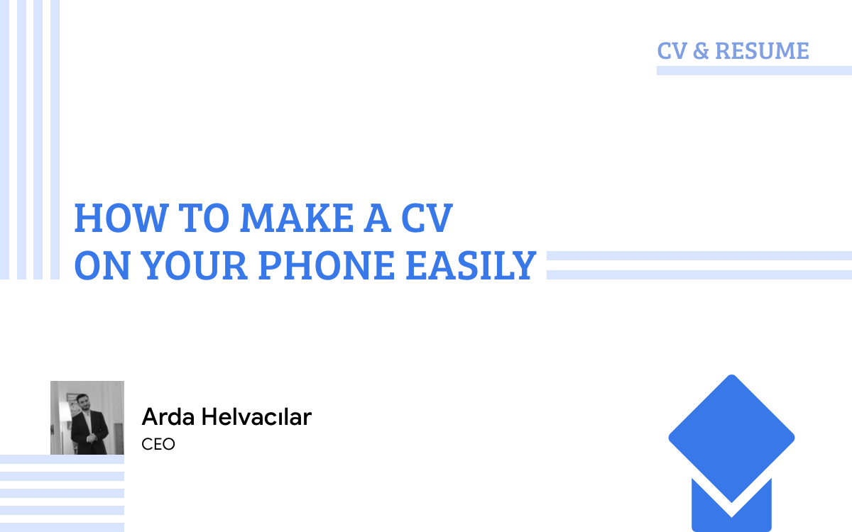 How To Create CV For Free On Your Mobile Phone Verified Blog